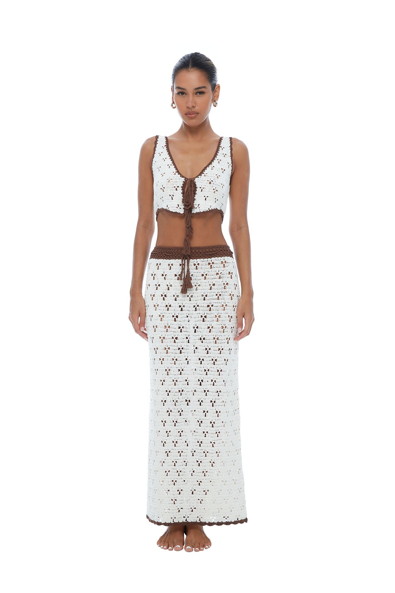 Hazel Crochet Crop - Isabelle Quinn